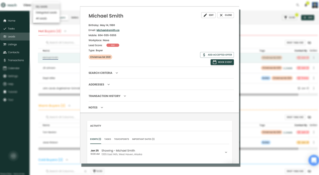 Reach | A simplified CRM for real estate agents | Reach CRM